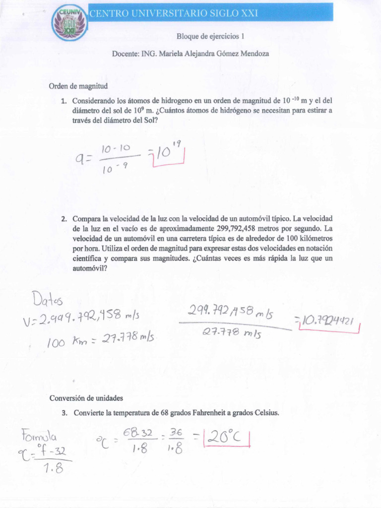 Ejercicios Bloque 1 | PDF