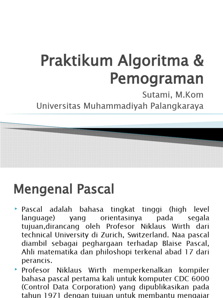 Praktikum Algoritma & Pemograman 1 | PDF