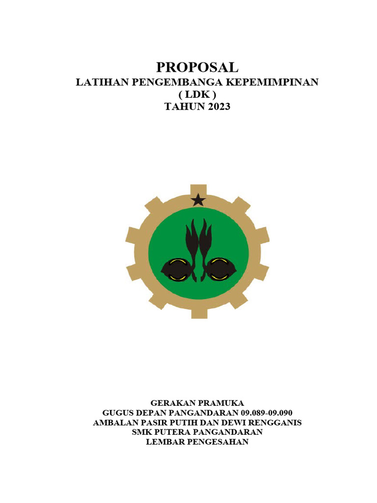 Proposal LPK Pramuka 2023 Pangandaran | PDF | Karier & Perkembangan