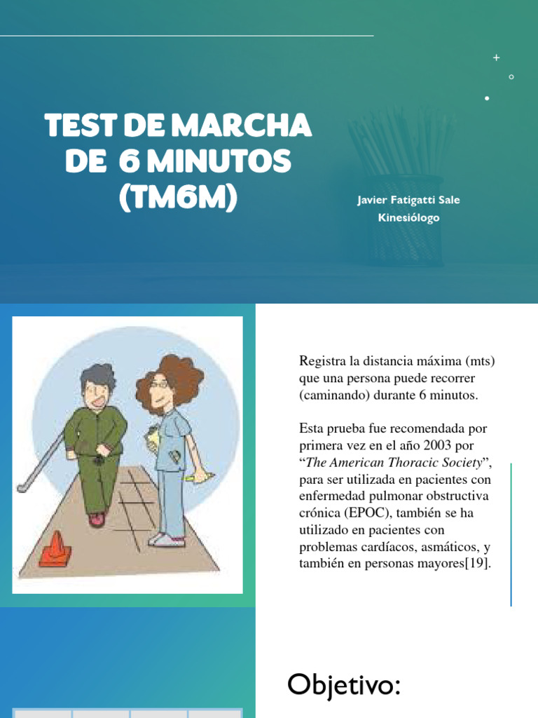 Test de Marcha de de 6 Minutos | PDF | Enfermedad pulmonar obstructiva ...