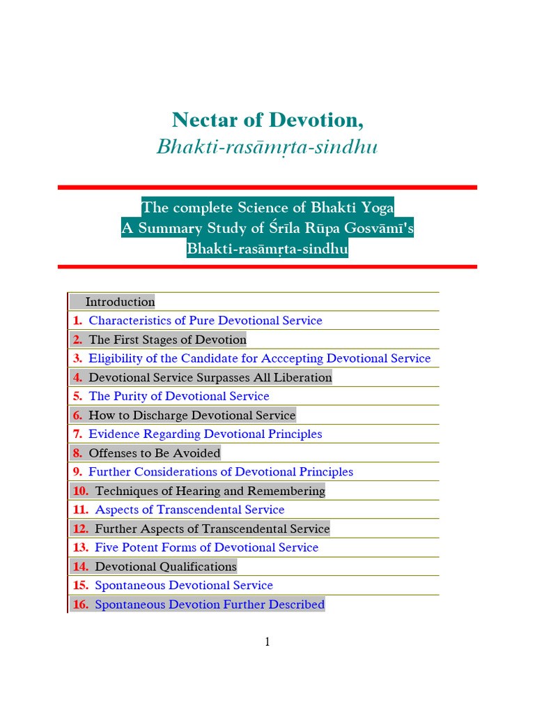 02 The Nectar of Devotion | PDF