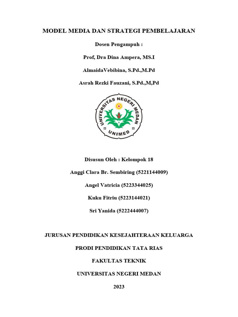 Makalah Media Dan Model Kel 18 | PDF