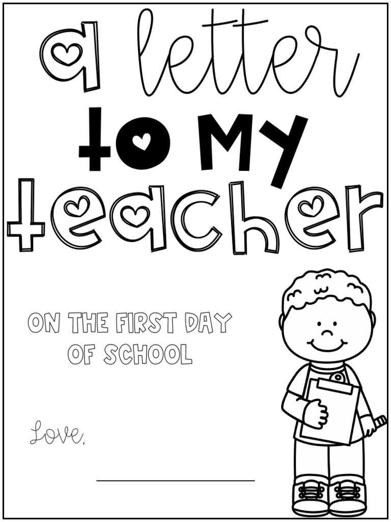 To My: Teacher | PDF