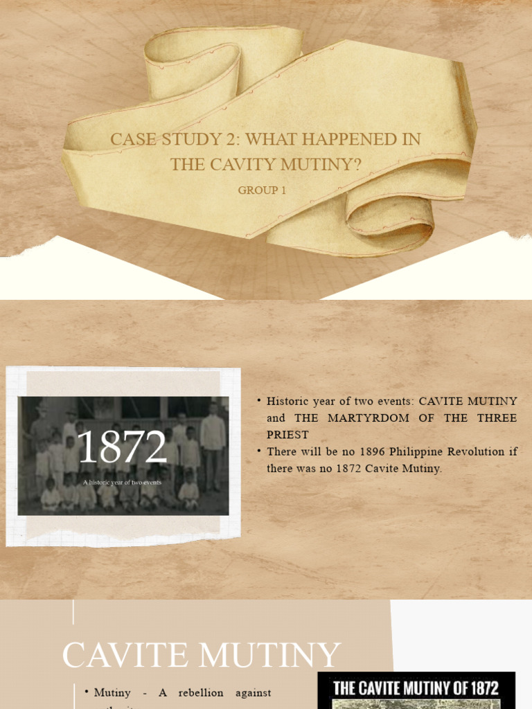 Case Study 2 - Part 1 What Happened in The Cavite Mutiny | PDF