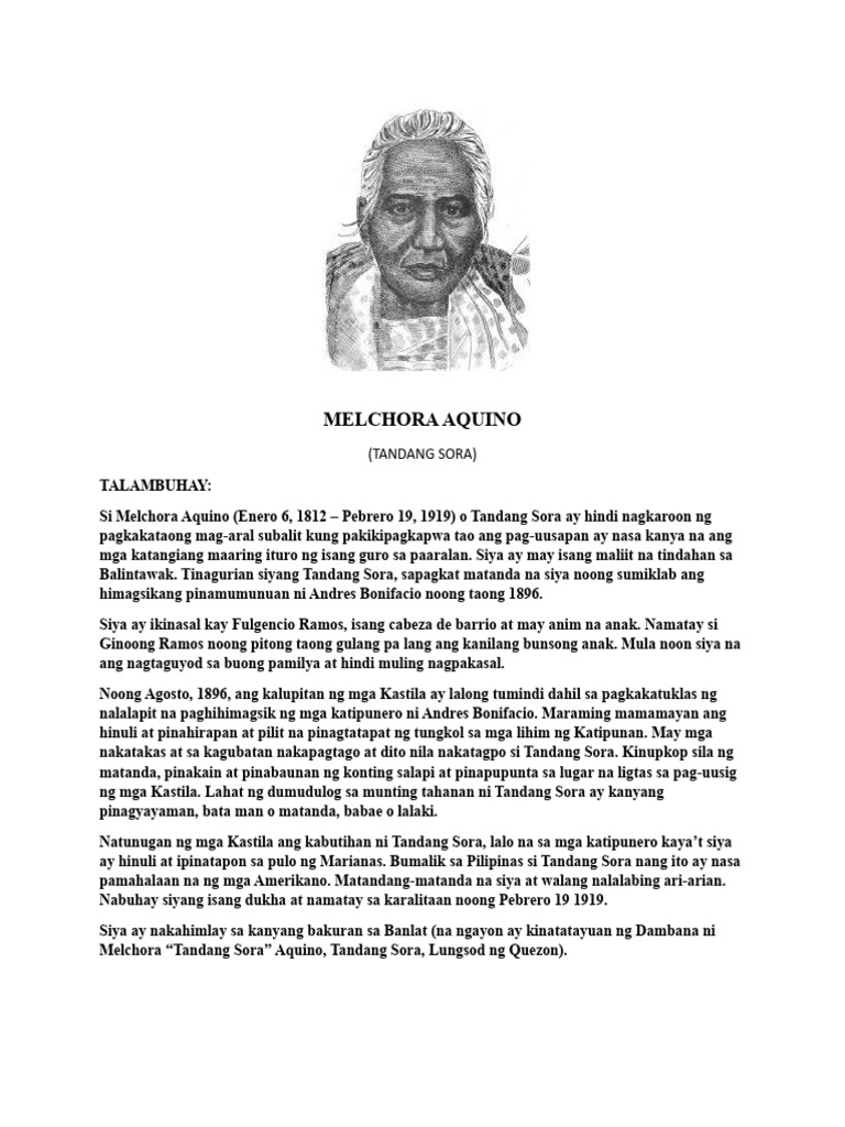 Melchora Aquino | PDF