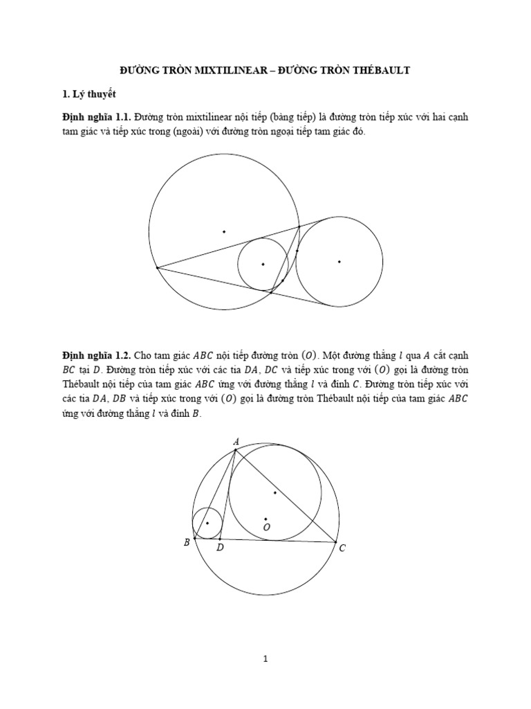 Mixtilinear Thebault | PDF