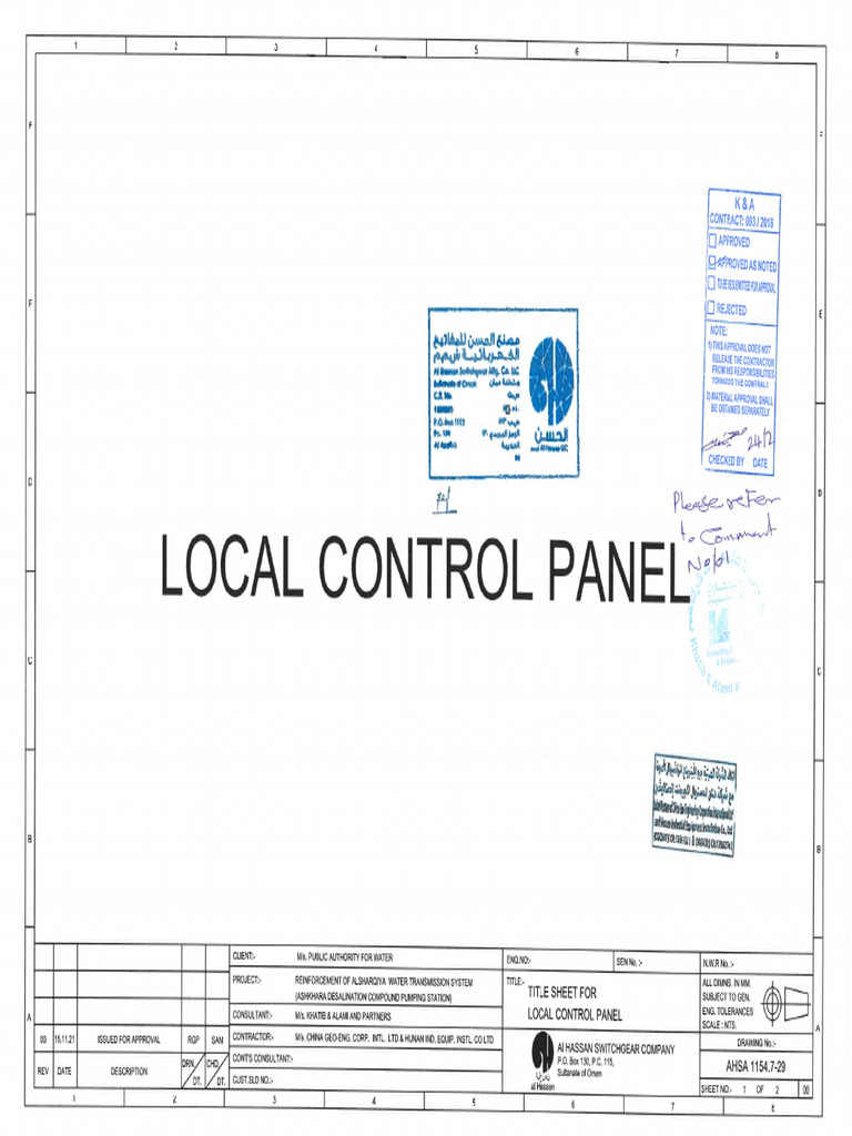Local Control Panel - 26-02-2022 | PDF