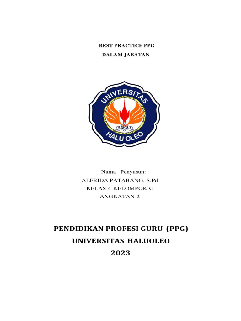 LK 3.1 Best Praktics PPL 1 PJBL (ALFRIDA PATABANG) Ok | PDF
