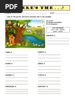 Prepositions of Place Worksheet 02 | PDF