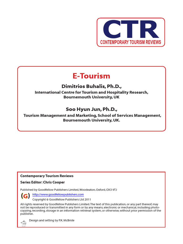 Buhalis Dimitrios E Tourism Information | PDF | Web 2.0 | Internet