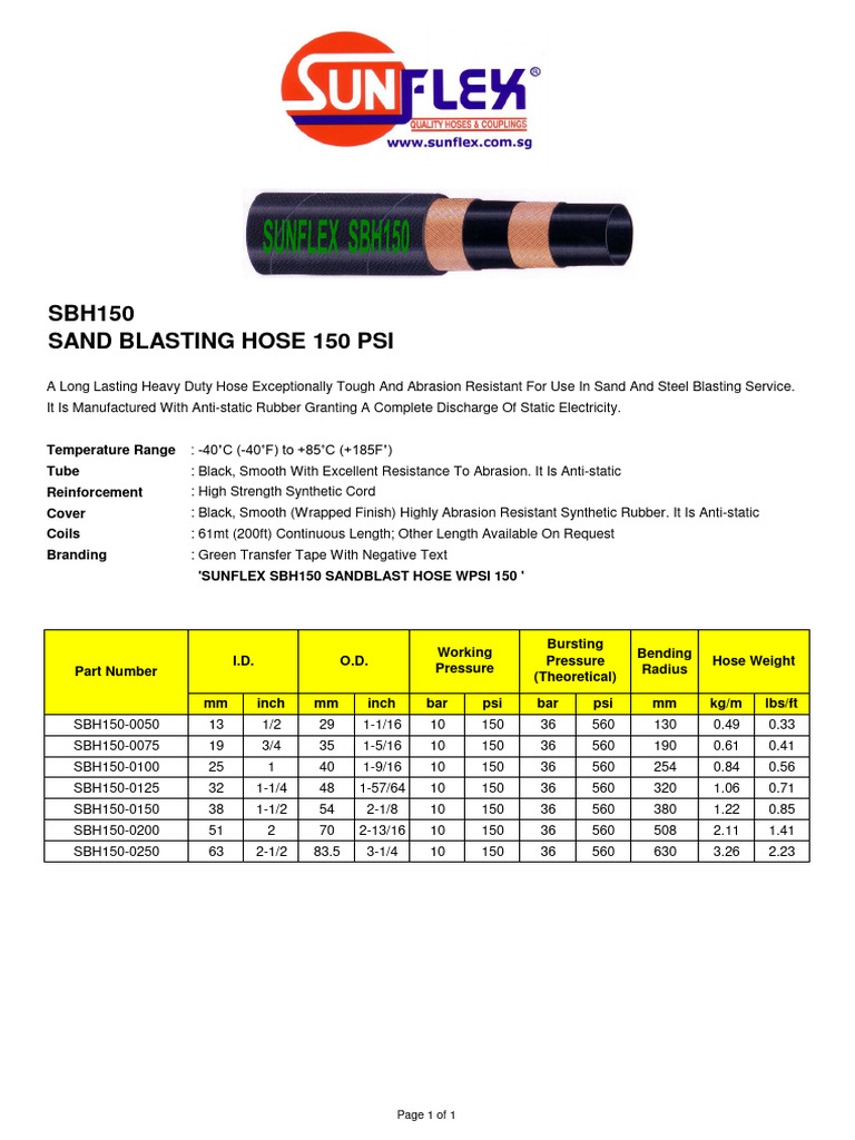 Sunflex SBH150 | PDF | Technology & Engineering