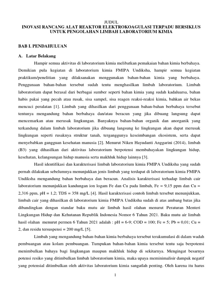 5 - Proposal Kilab - Substansi - 2023 - Ed1 | PDF