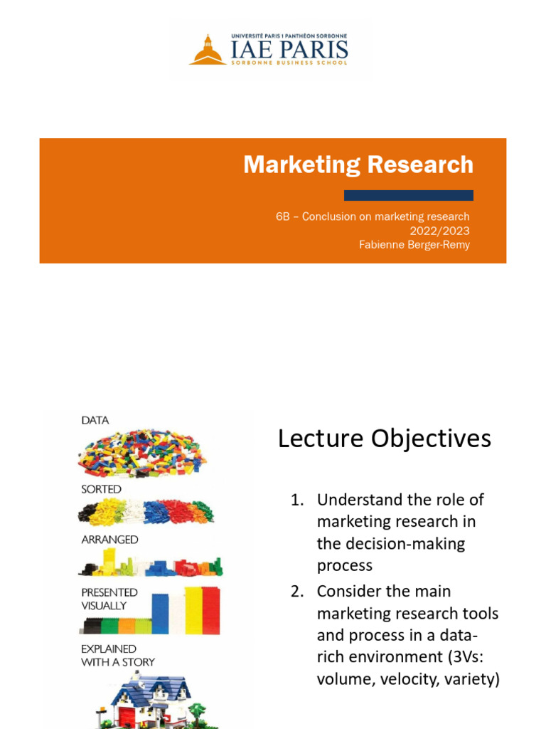 MR6B - Conclusion On Marketing Research | PDF | Marketing Research | Data