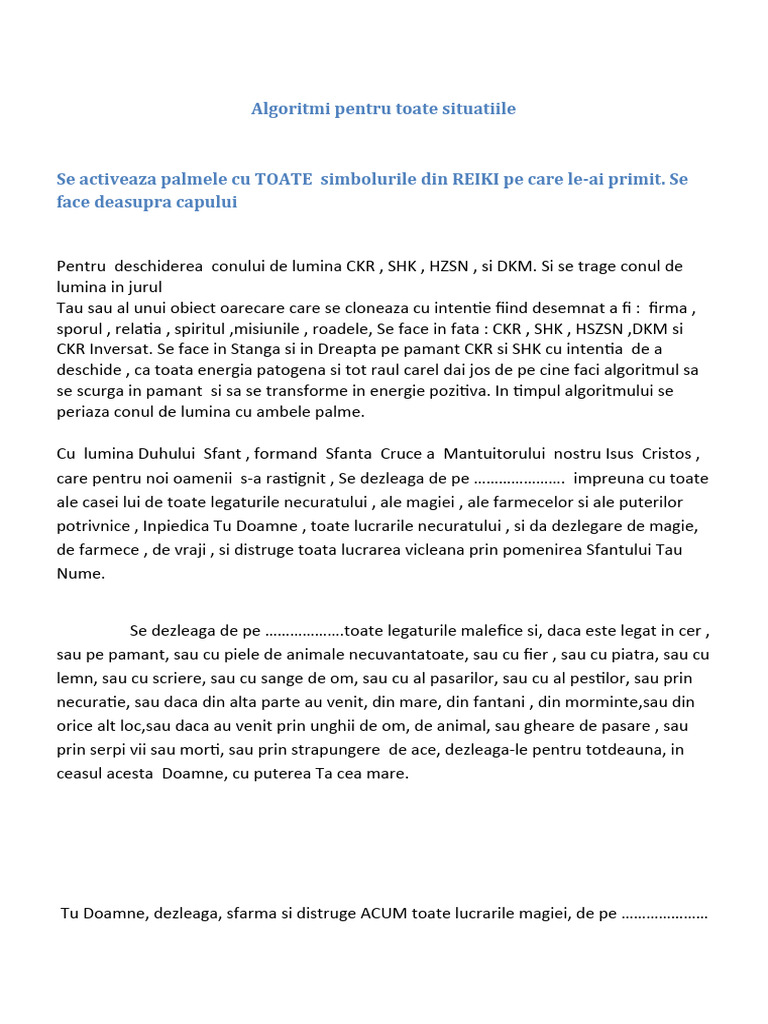 Algoritm Ptr. Toate Situatile | PDF