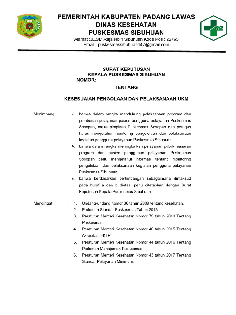 5.5.2.1 SK Monitoring Pengelolaan Dan Pelaksanaan Program | PDF