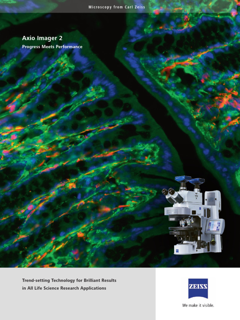 Carl Zeiss Axio Imager 2: Advanced Microscopy | PDF | Fluorescence Microscope | Staining