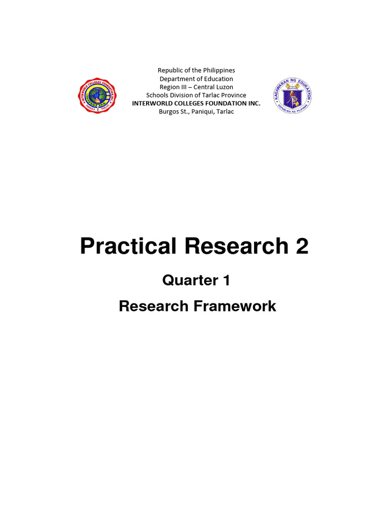 Practical Research 2 Module Oct 31 2023 1 | PDF | Theory | Dependent ...