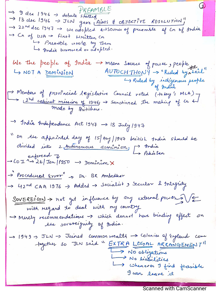 My Polity Notes | PDF