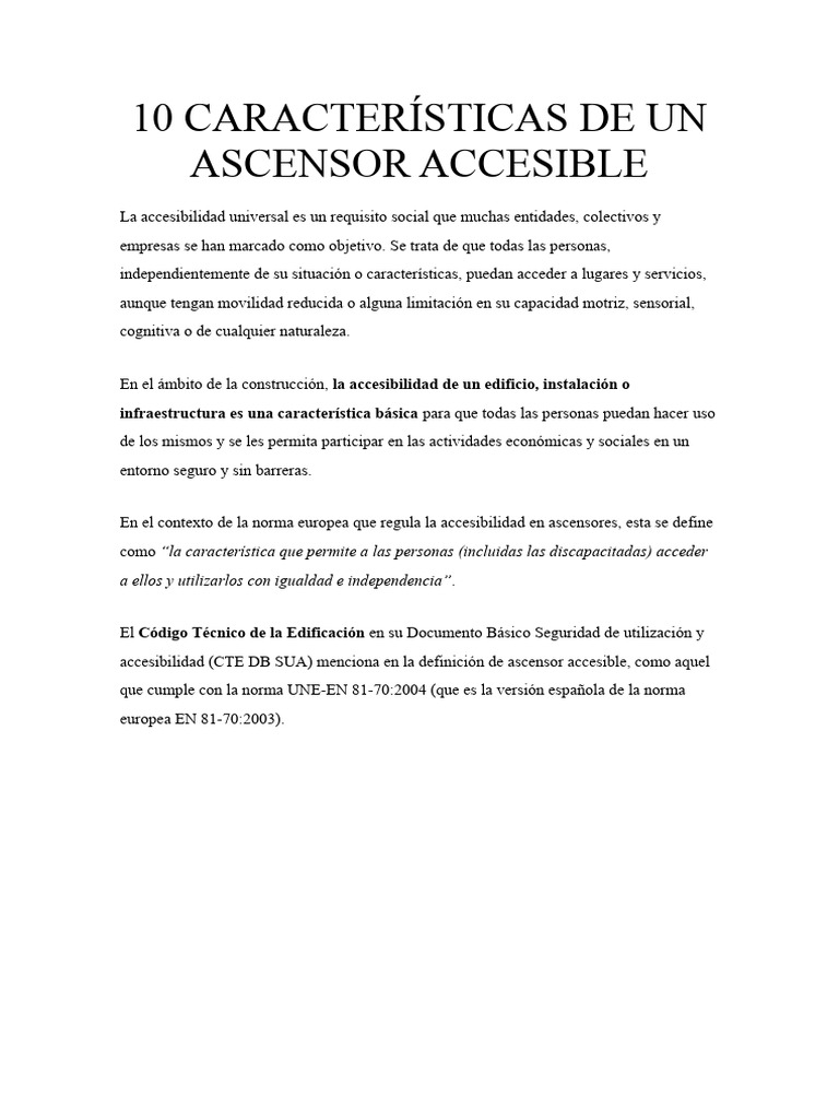 Resumen 81-70 - Accesibilidad | PDF