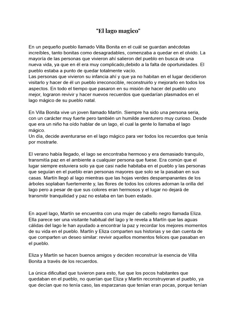 El lago magico | PDF