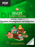 3IS-Inquiries, Investigations and Immersions - Q1 - SHS Applied | PDF ...