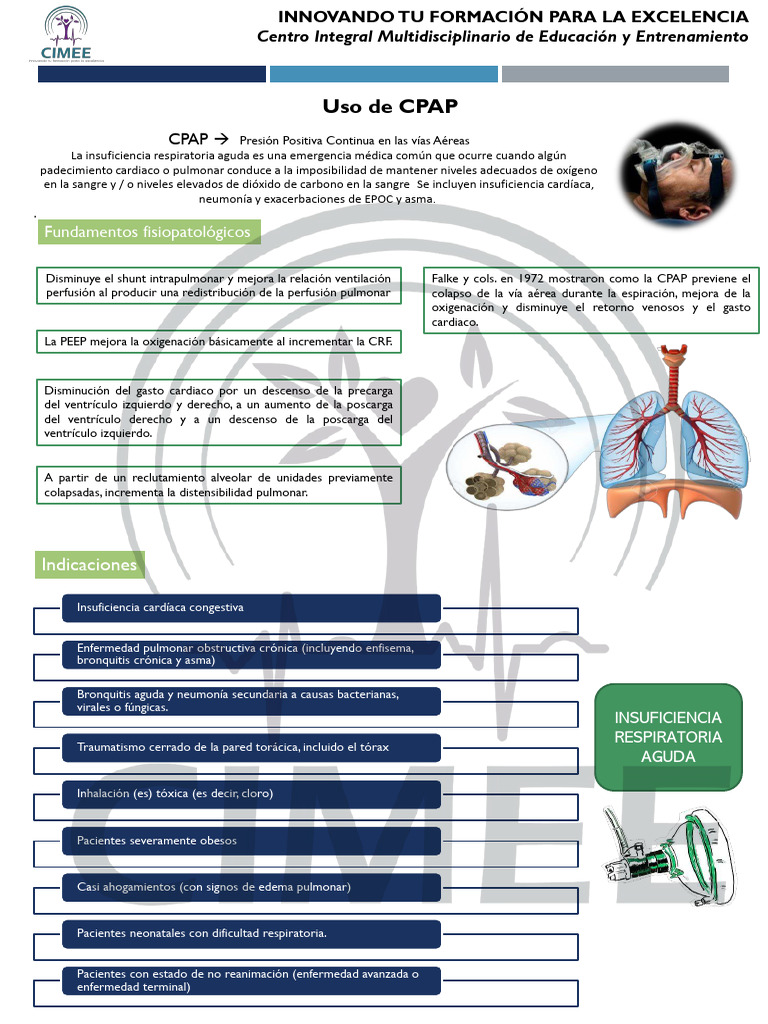 13.-Uso de CPAP Evlreconv | PDF | Pulmón | Causas de la muerte