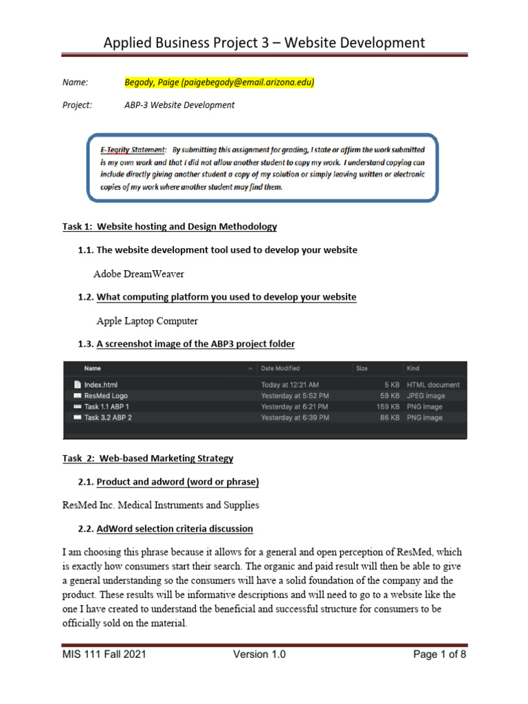 Abp-3-Paige Begody | PDF | Computing | Information Technology