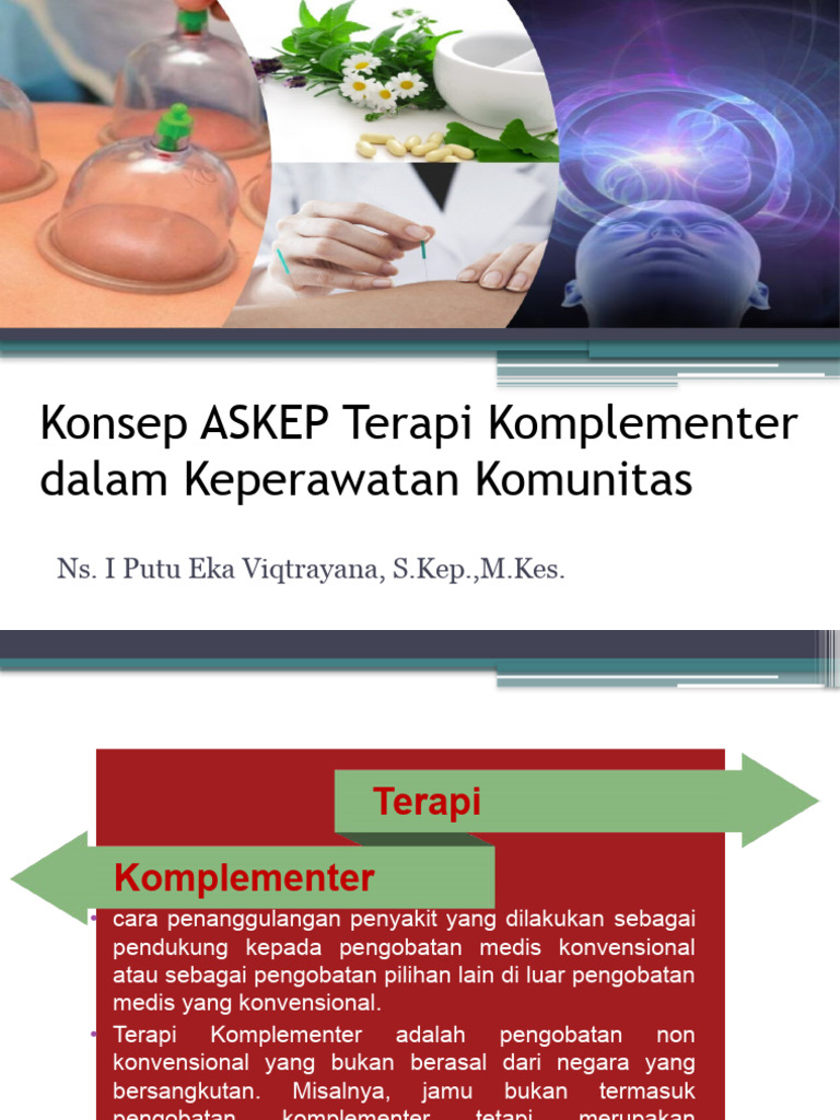 Konsep ASKEP Terapi Komplementer Dalam Keperawatan Komunitas | PDF | Kesehatan Holistik