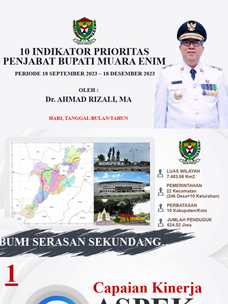 Layout Paparan 10 Aspek Laporan PJ Bupati | PDF