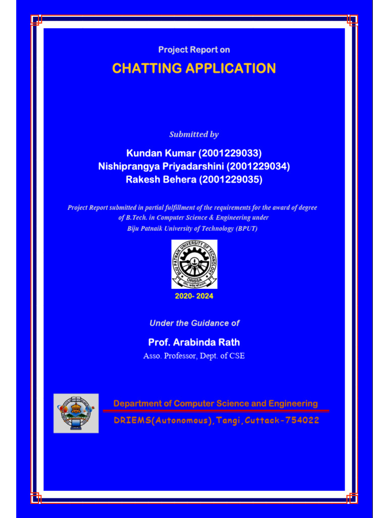 Chat App Report | PDF | Android (Operating System) | Software ...