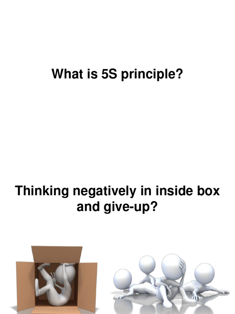 5S Method Principle | PDF
