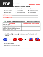 Ispit Znanja Iz Kemije (Lekcije 4.1. - 4.7.) GRAĐA TVARI | PDF