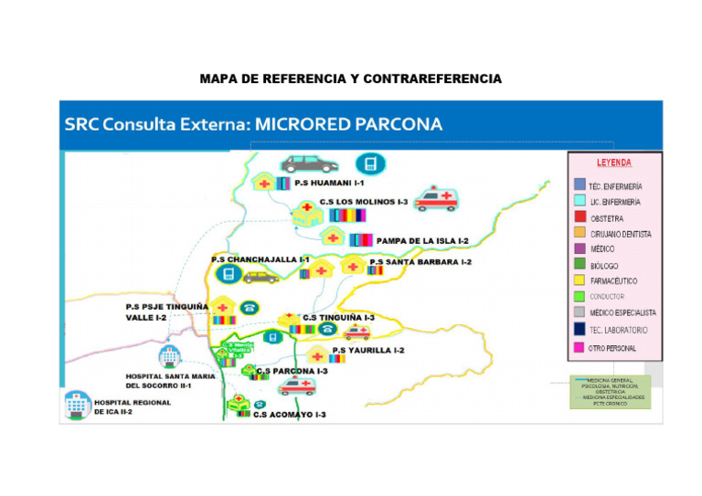 Mapa de Referencia y Contrareferencia | PDF