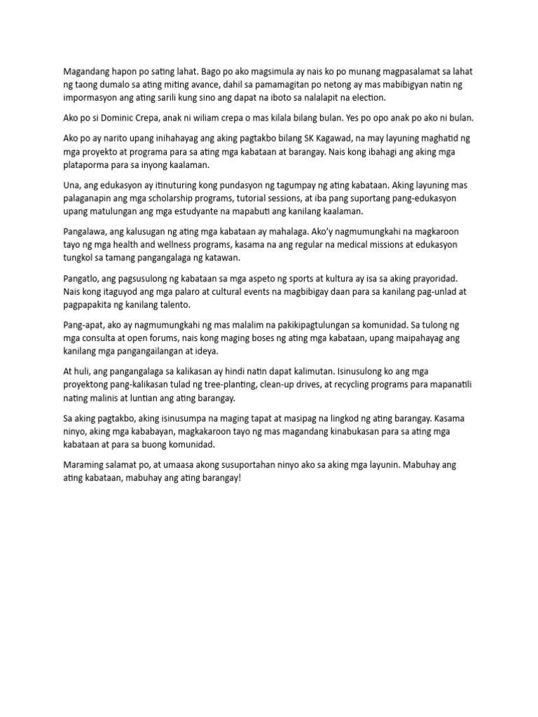 SK Kagawad | PDF