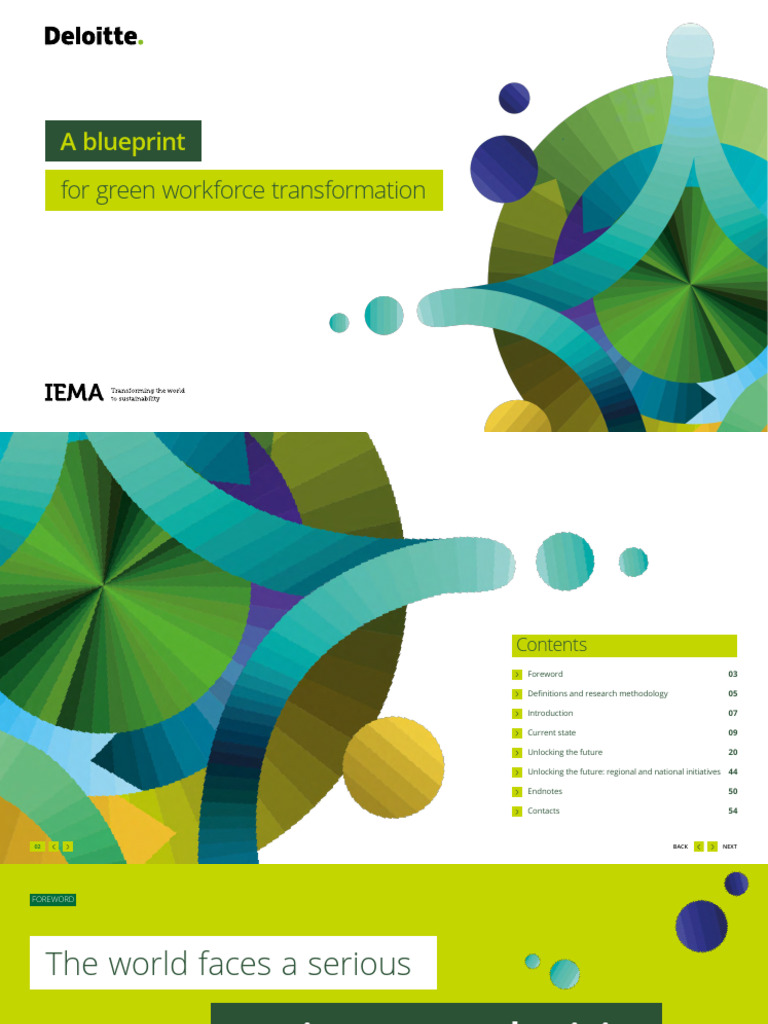 Deloitte Uk A Blueprint For Green Workforce Transformation | Download ...