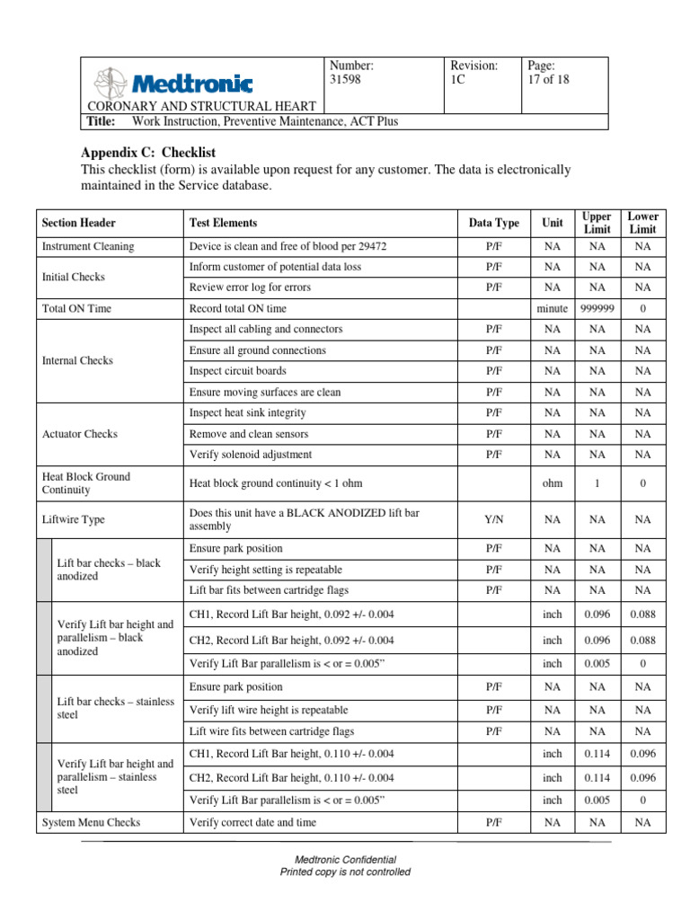 ACT Plus - Rev1C - Checklist | PDF | Electricity | Electronics