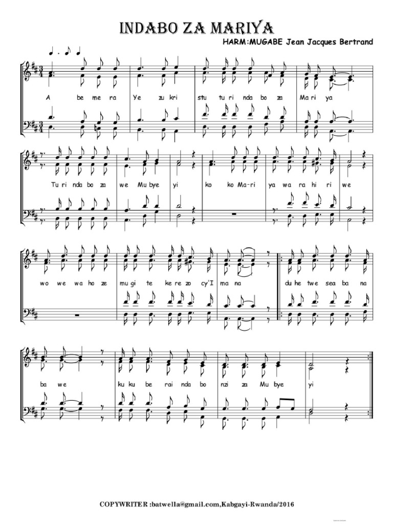 Indabo Za Mariya | PDF