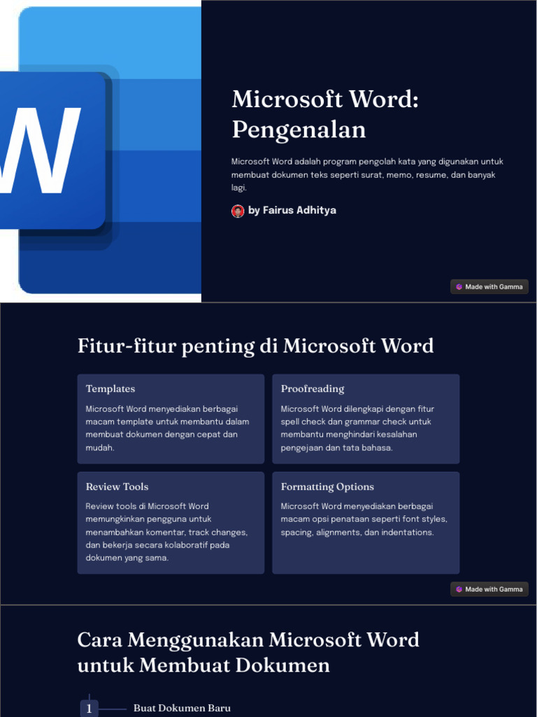 Panduan Lengkap Microsoft Word | PDF | Karier & Perkembangan