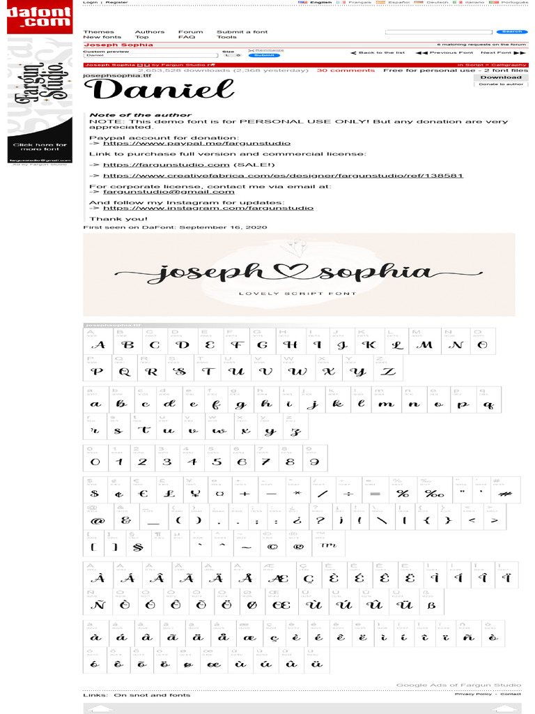Joseph Sophia Font | PDF