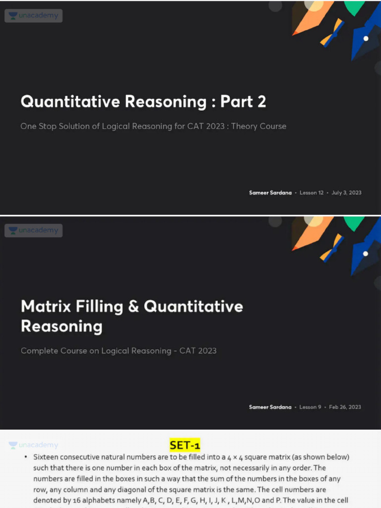 Quantitative Reasoning Part 2 No Anno | PDF