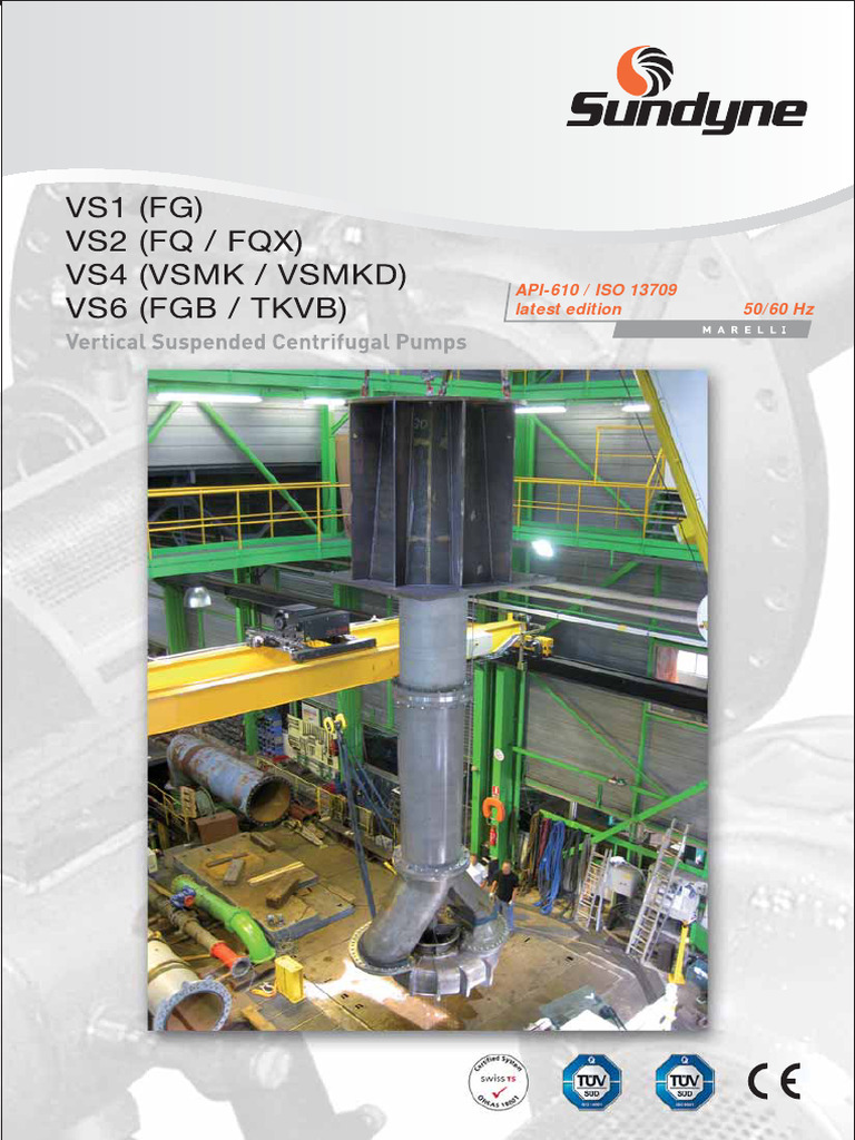 Sundyne Vertical Catalogue | Download Free PDF | Pump | Bearing ...