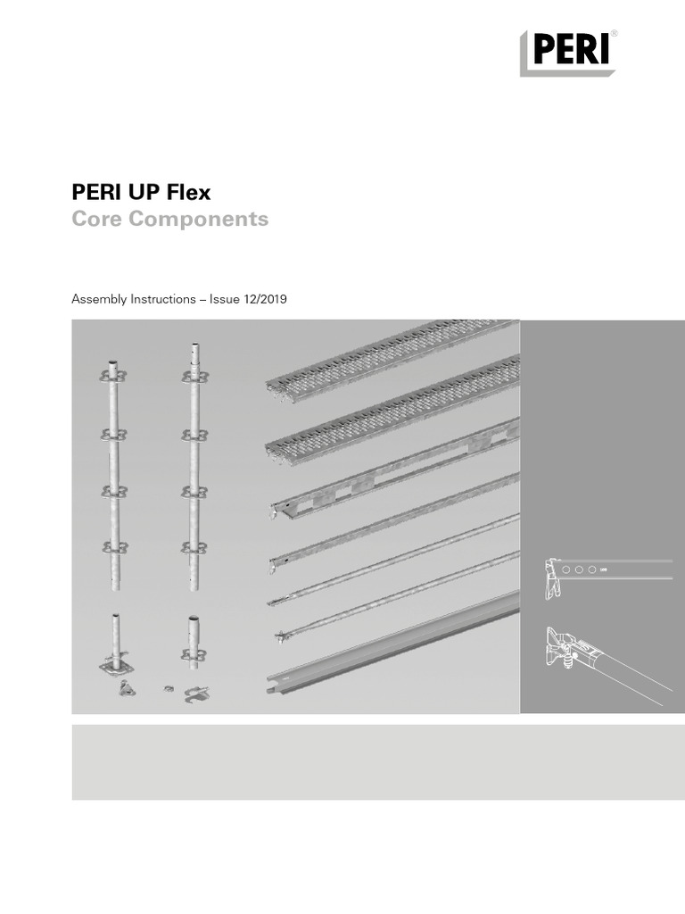 PERI UP Flex Assembly Instructions | PDF | Scaffolding | Personal ...