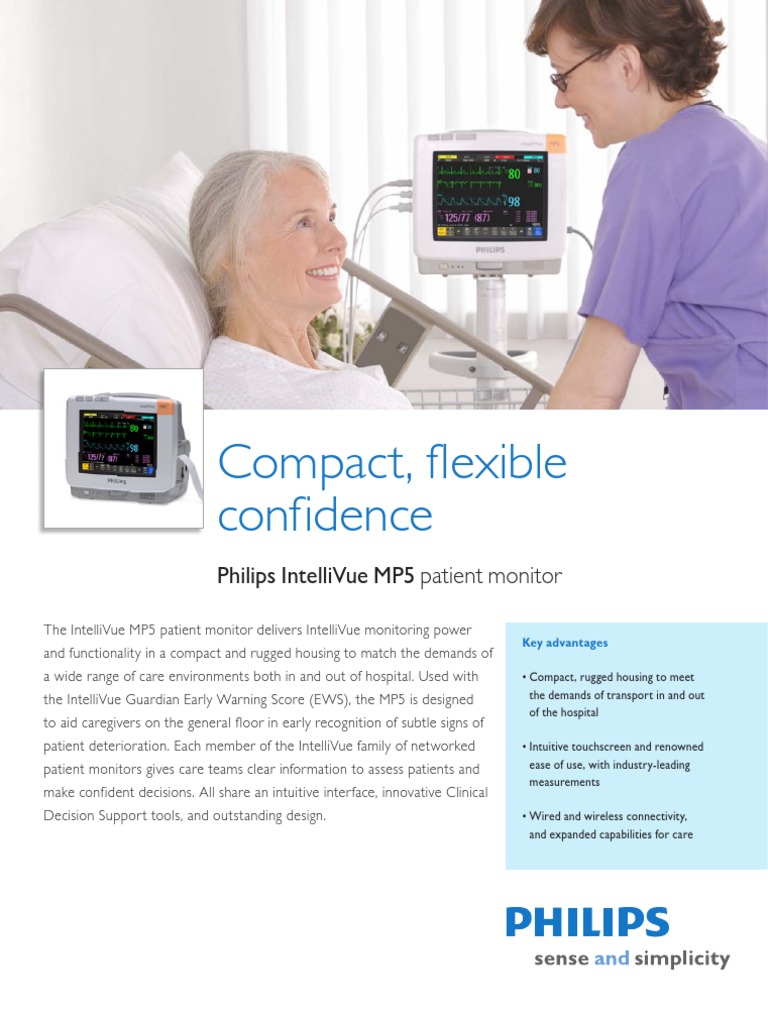 IntelliVue MP5 Brochure | PDF | Monitoring (Medicine) | Telemetry