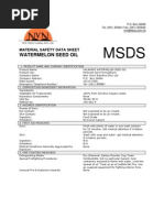 02 Crude Palm Oil MSDS | PDF | Oil Spill | Water