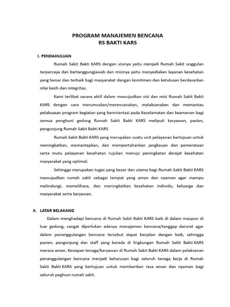 Program Manajemen Bencana 2023 MFK 9 EP 3 | PDF