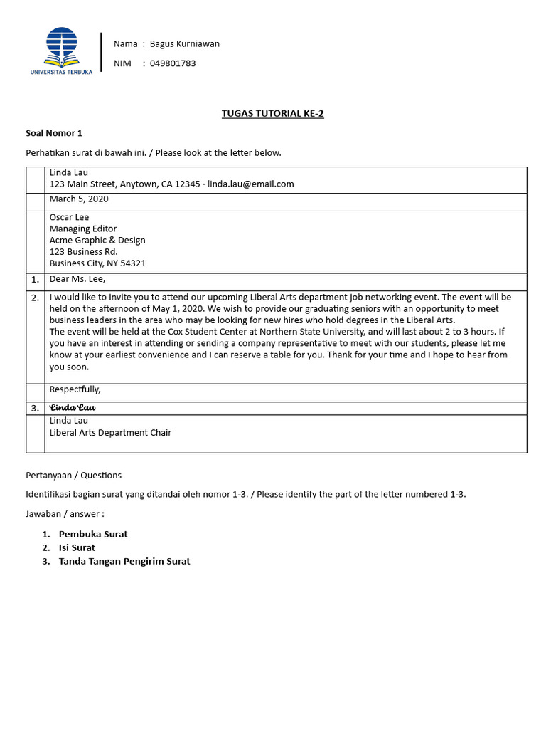 Tugas 2 Bahasa Inggris | PDF