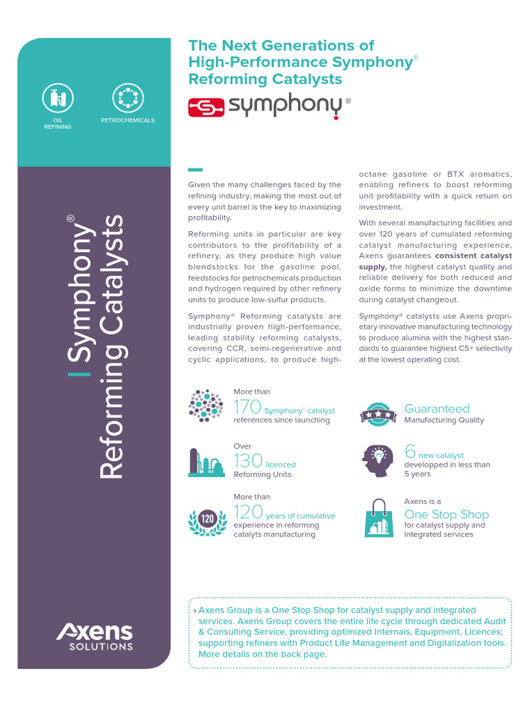 Axens - CB - Symphony® Reforming Catalysts - 2021 - EN | PDF | Gasoline ...