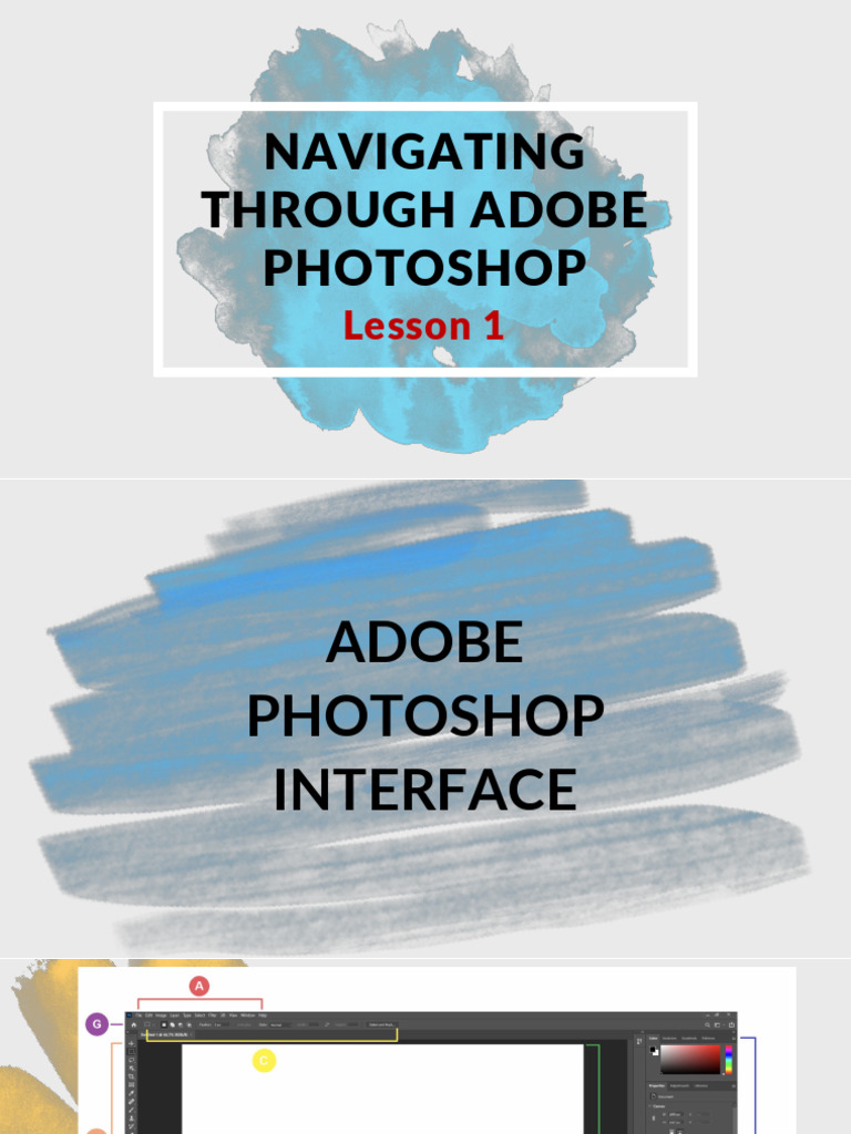 Photoshop Interface Guide | PDF