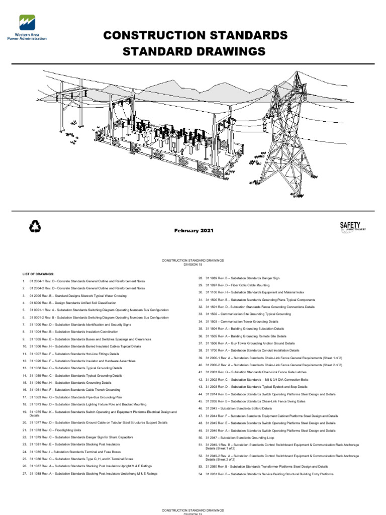 Construction STD DWG Part One | PDF