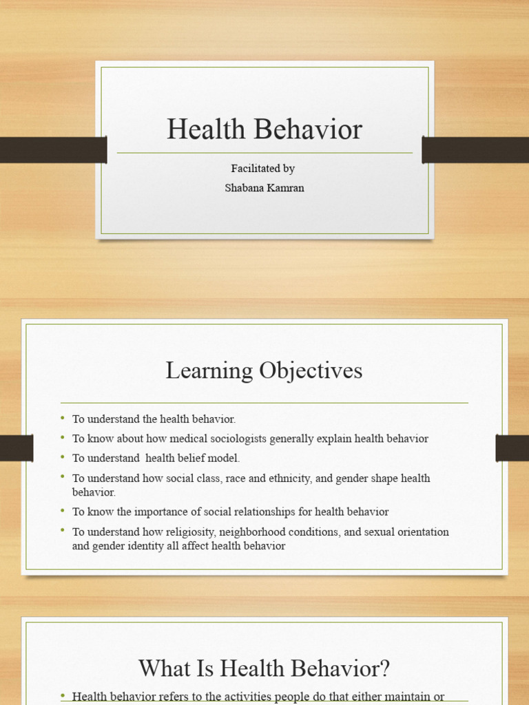 4 Health Behavior | PDF
